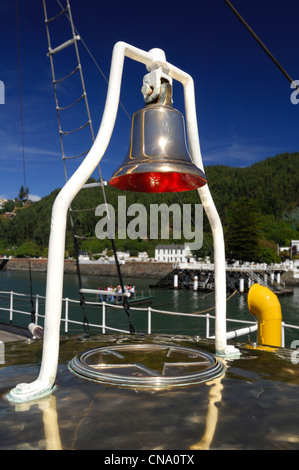 Chile, Biobio region, Concepcion, Huascar Battleship, tourists from ...
