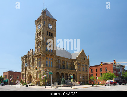 Wells County Courthouse, Bluffton, Indiana, USA, Courthouse Stock Photo ...