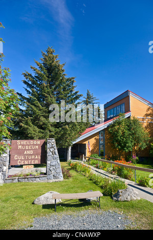 The Sheldon Jackson Museum in downtown Haines,Southeast Alaska, Summer ...