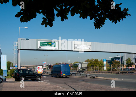 Edgware Road A5 near Staples Corner, London Stock Photo - Alamy