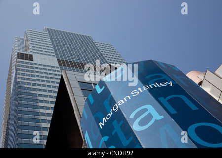 Morgan Stanley global headquarters at 1585 Broadway in Manhattan, New ...
