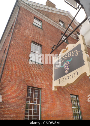 OLD TOWN, Alexandria, Virginia — Gadsby's Tavern is a late 18th-century ...