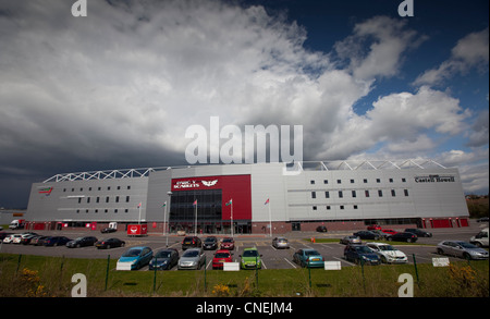 Parc y Scarlets, Stadium of the Llanelli Scarlets Rugby, Wales Stock ...