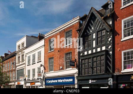 Shop windows in Worcester's High Street Stock Photo - Alamy