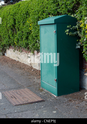 Cable television and broadband distribution bix Stock Photo - Alamy