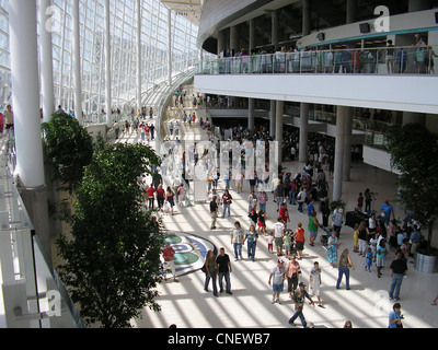 Inside the BOK Center in Tulsa Oklahoma on the August 30 open house ...