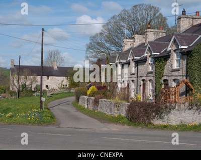 Historic village of Henllan, near Denbigh, north Wales Stock Photo - Alamy