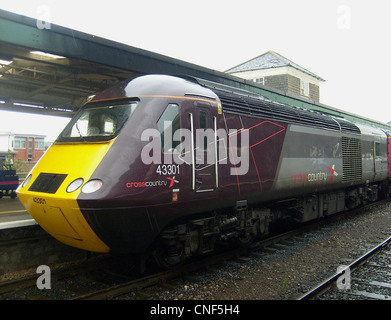 Cross Country Class 43 No. 43357 at Plymouth Stock Photo - Alamy