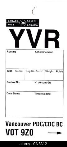 Canada Post tags and labels are essential components of their logistics ...