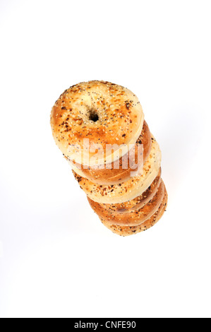 Everything bagel from above Stock Photo - Alamy
