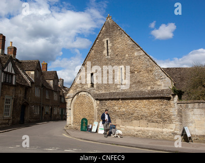 The Old Tithe Barn at Lacock Stock Photo - Alamy