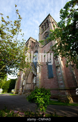Large historic church with wide steps and surrounded by old buildings ...