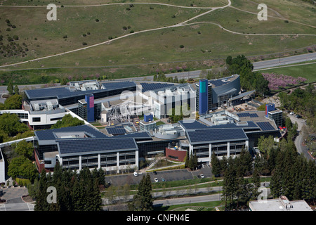 aerial photograph Google headquarters, Mountain View, California Stock ...