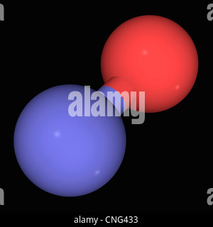 Nitrogen monoxide molecule Stock Photo - Alamy