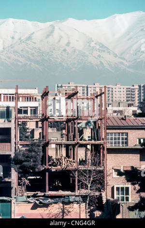 IRAN, TEHRAN: Skyline of Tehran, largest city and capital of Iran, with ...