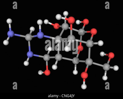 Tetrodotoxin (TTX) neurotoxin molecule Stock Photo - Alamy