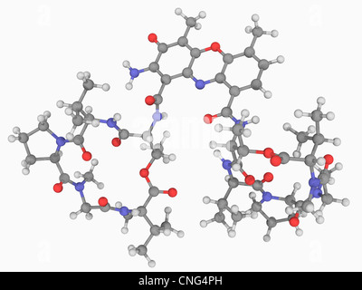 Dactinomycin cancer drug, illustration Stock Photo - Alamy