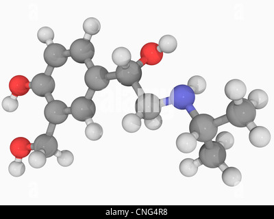 Albuterol drug molecule Stock Photo - Alamy