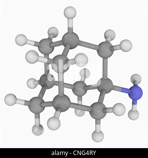 Amantadine drug molecule Stock Photo - Alamy