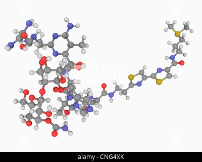 Bleomycin drug molecule Stock Photo - Alamy
