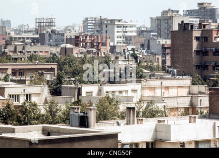 IRAN, TEHRAN: Skyline of Tehran, largest city and capital of Iran, with ...
