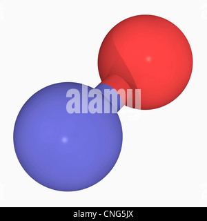 Nitrogen monoxide molecule Stock Photo - Alamy