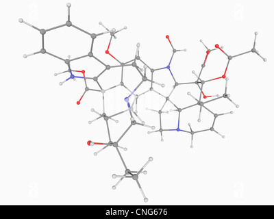 Vincristine drug molecule Stock Photo - Alamy