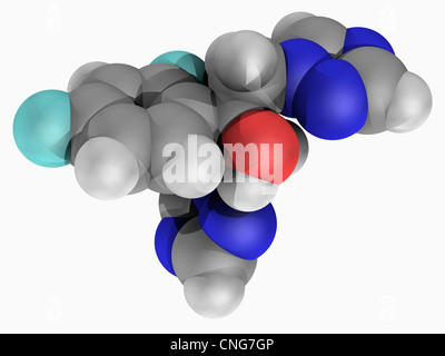 Chemical structure of fluconazole, an antifungal drug used in the ...