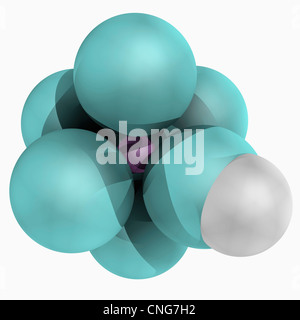 Fluoroantimonic acid. Molecular model of the superacid fluoroantimonic ...