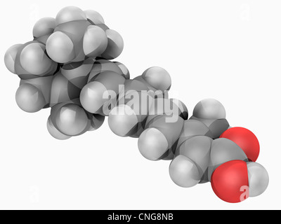 Tretinoin drug molecule Stock Photo - Alamy