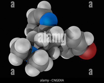 Brompheniramine drug molecule Stock Photo - Alamy