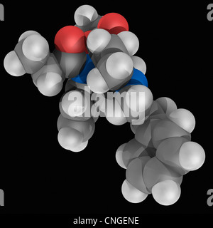 Carfentanil synthetic opioid drug molecule, illustration Stock Photo ...
