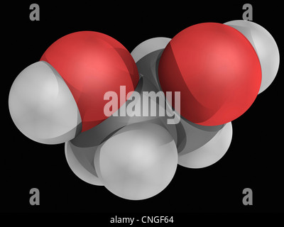 Ethylene glycol molecule Stock Photo - Alamy