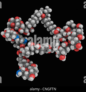 Palytoxin poison molecule Stock Photo - Alamy