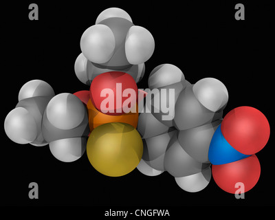 Parathion insecticide molecule Stock Photo - Alamy