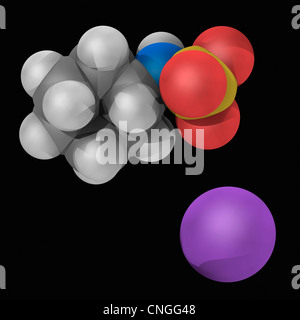 Sodium cyclamate molecular structure Stock Photo - Alamy