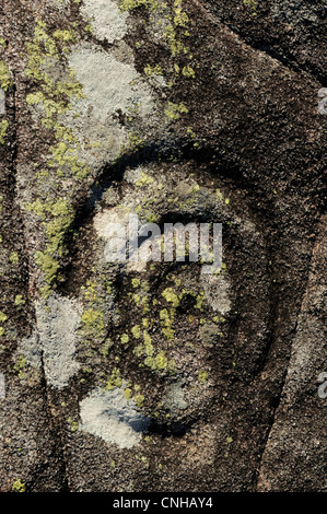 Ancient Rock Art Glyphs. Galicia, Spain Stock Photo - Alamy