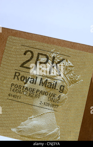 Royal Mail Second Class Stamp Stock Photo - Alamy