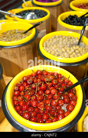 Middle East Israel Tiv Tam supermarket in Netanya cheeses and dairy ...