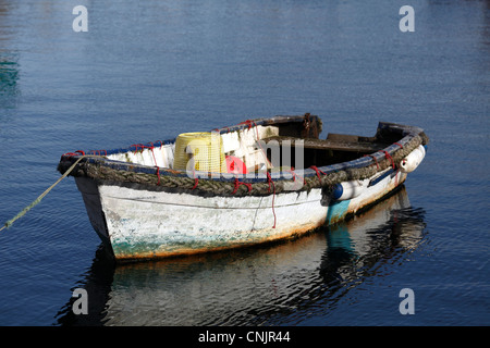 inshore fishing boats in Polperro Harbour, Cornwall Stock Photo - Alamy