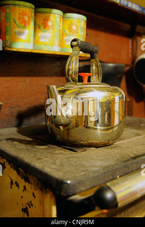 Old Rayburn in Shetland croft house Stock Photo - Alamy