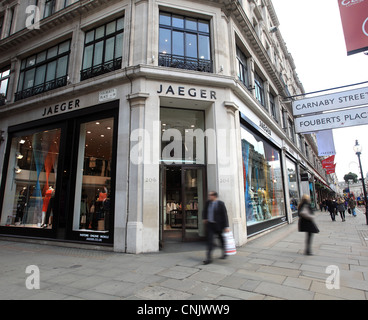 Jaeger clothing store Stock Photo - Alamy