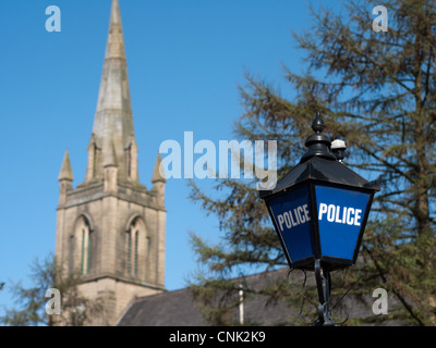 Traditional Police Sign Stock Photo - Alamy