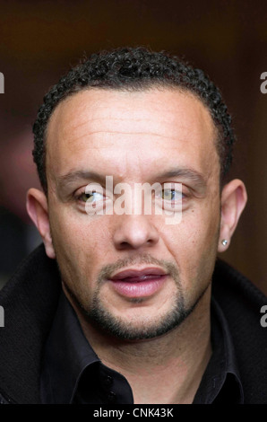 Olympic and Commonwealth Games Medal winner John Regis surrounded by ...