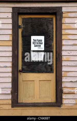 Condemned building, Massachusetts Stock Photo - Alamy