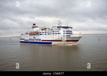 Brittany Ferries cross channel freight vessel Cotentin . Docked in ...