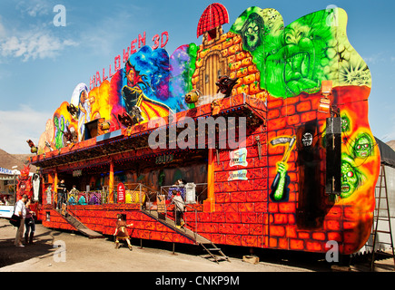 The Ghost train in the fun fair at Hunstanton, Norfolk Stock Photo - Alamy