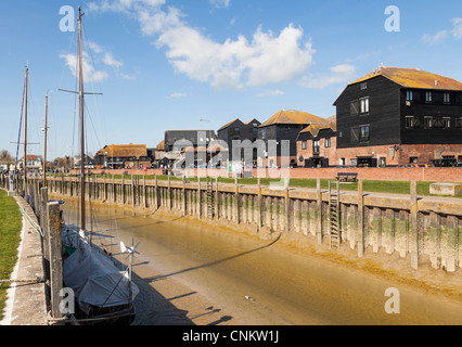 Yachts moored at Strand Quay, Rye East Sussex England UK 2009 Stock ...