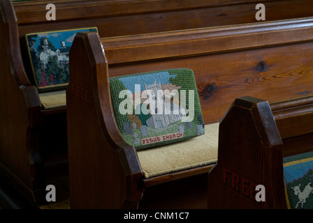 Hassock in a church Stock Photo - Alamy