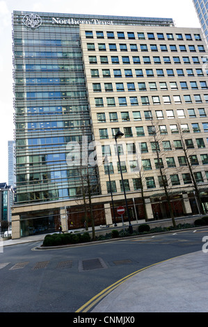 Northern Trust office building canary wharf Stock Photo - Alamy